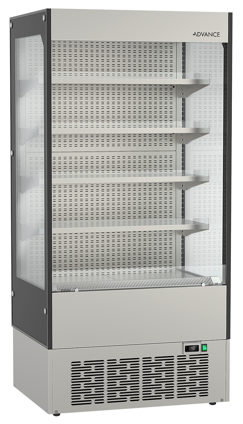 ADVANCE MD K 100 BG N U Multideck refrigerator with Black and Clear ...